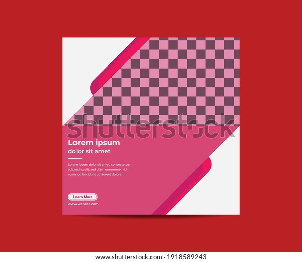 Social Media Post Background Design Stock Vector (Royalty Free ...