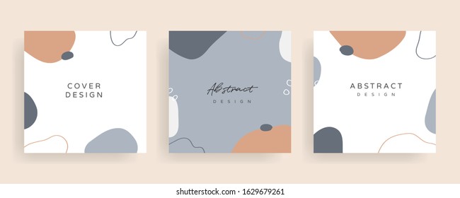 Social Media Posts Stories Template Textures Stock Vector (Royalty Free ...
