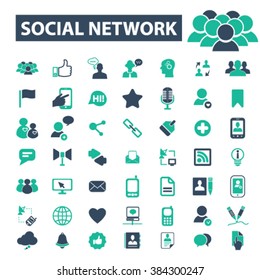 Social Network Icons Stock Vector (Royalty Free) 384300247 | Shutterstock