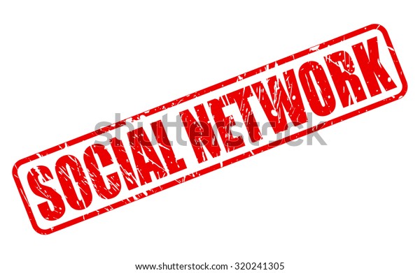 Social Network Red Stamp Text On Stock Vector (Royalty Free) 320241305 ...