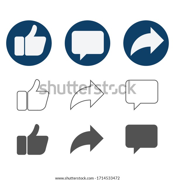 Social Network Signs Vector Illustration Stock Vector (Royalty Free ...