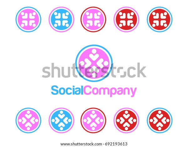 Social People Icon Stock Vector (Royalty Free) 692193613 | Shutterstock