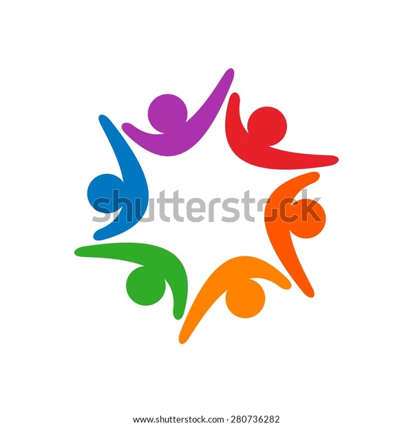 Social Relationship Community Logo Icon Stock Vector (Royalty Free ...