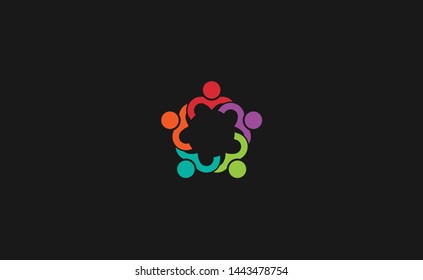 Social Relationship Logo Vector Template Stock Vector (Royalty Free ...