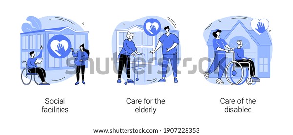 Social Services Work Abstract Concept Vector Stock Vector (Royalty Free ...