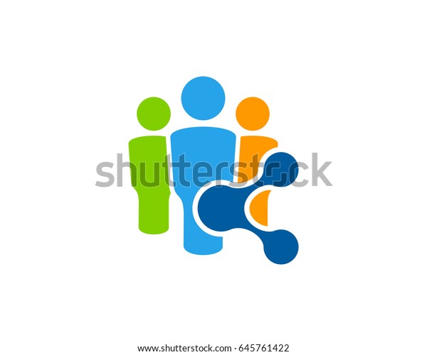 Social Share Icon Logo Design Element: vector de stock (libre de ...