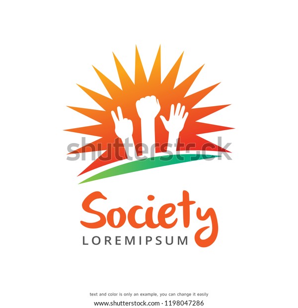 Society Logo Template Design Vector Emblem Stock Vector (Royalty Free ...