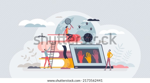 Sociology Study About Social Causes Behavior Stock Vector (Royalty Free ...