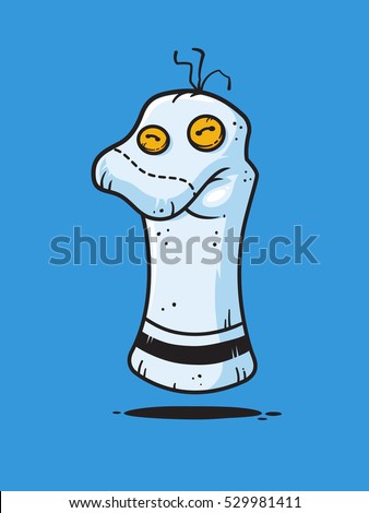Sock Puppet Cartoon Illustration Stock Vector (Royalty Free) 529981411 ...