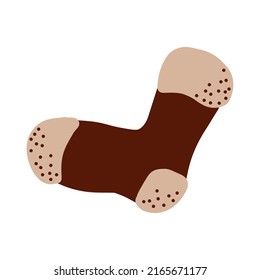 Sock Vector Hand Draw Cartoon Illustration Stock Vector (Royalty Free ...