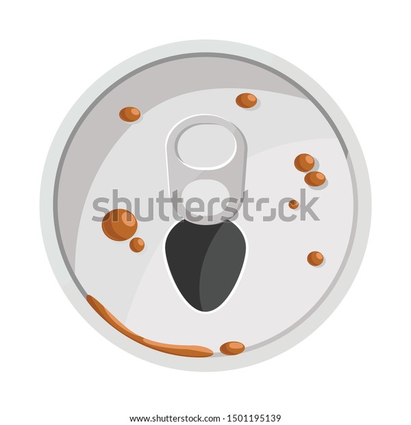 Soda Can Lid Vector Illustration Sign Stock Vector (Royalty Free ...