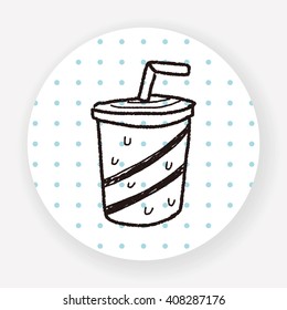 Soda Drink Doodle Drawing Stock Vector (Royalty Free) 408287176 ...
