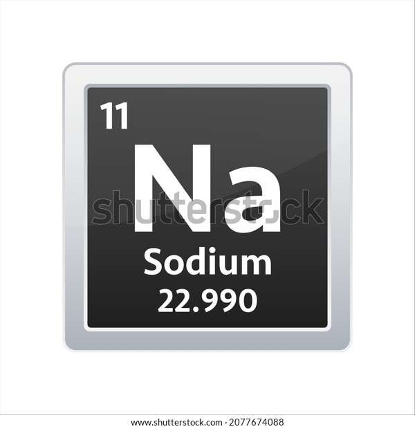 Sodium Symbol Chemical Element Periodic Table Stock Vector (Royalty ... Sodium Symbol Chemical Element Periodic Table Stock Vector (Royalty ...