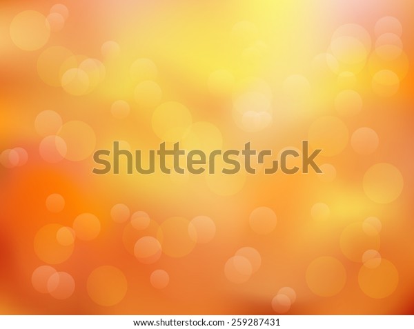 Soft Autumn Colors Abstract Background Bokeh Stock Vector (Royalty Free ...