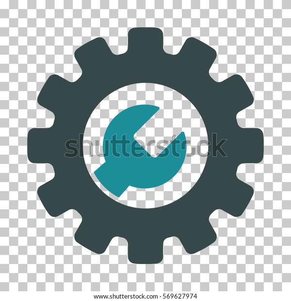 Soft Blue Service Tools Toolbar Pictogram Stock Vector (Royalty Free ...