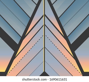 Soft Calm Abstract Geometric Background Stock Vector (Royalty Free ...