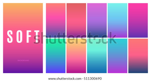 Diseño de fondo de color suave. Gradiente creativo para tarjeta de ...