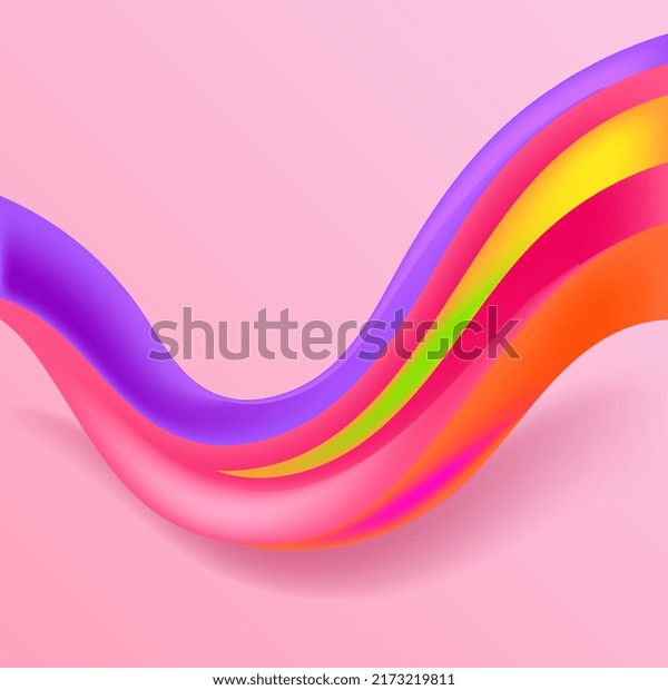 Soft Color Wave Texture Modern Elegant Stock Vector (Royalty Free ...