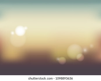 Soft Colors Vector Background Bokeh Blur Stock Vector (Royalty Free ...