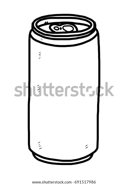 Soft Drink Can Cartoon Vector Illustration: เวกเตอร์สต็อก (ปลอดค่า ...