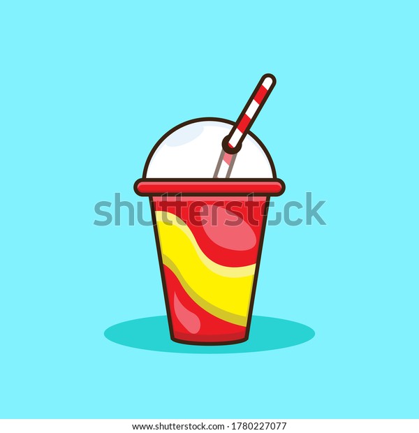 Soft Drink Cartoon Vector Illustration Design Stock Vector (Royalty ...