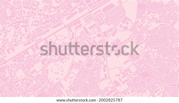 Soft Pink City Map Vector Rom Stock Vector (Royalty Free) 2002825787 ...
