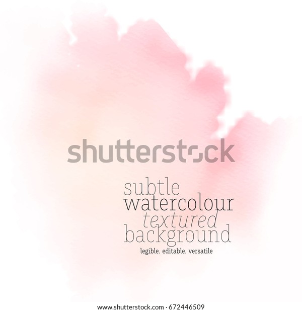 Soft Watercolor Splash Stock Vector (Royalty Free) 672446509 | Shutterstock