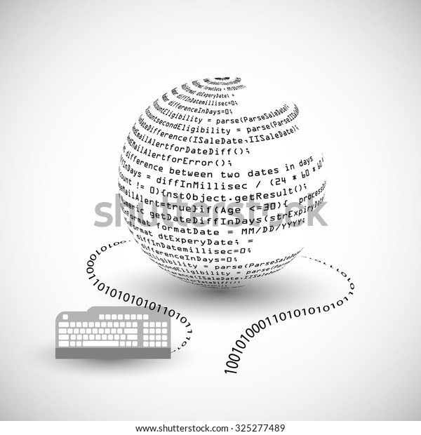 Software Development Coding Program Stock Vector (Royalty Free) 325277489