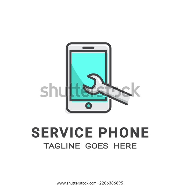 Software Hardware Phone Repair Template Logo Stock Vector (Royalty Free ...