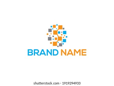 Software Intelligence Company Logo Design Template Stock Vector ...