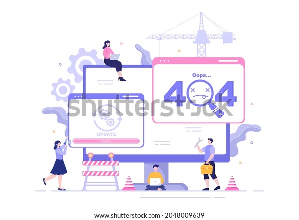 Software System Under Maintenance Vector Illustration: เวกเตอร์สต็อก ... Software System Under Maintenance Vector Illustration: เวกเตอร์สต็อก ...