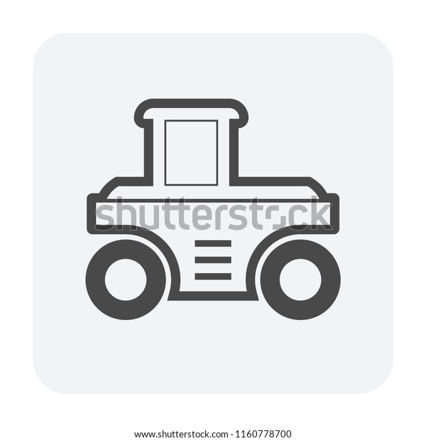 Soil Compaction Equipment Icon Stock Vector (Royalty Free) 1160778700 ...