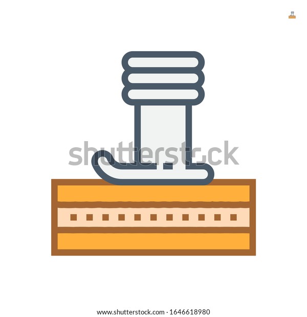 Soil Compaction Equipment Icon Set 64x64 Stock Vector (Royalty Free ...