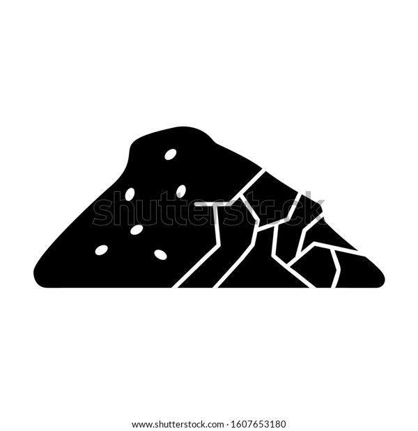 Soil Ground Icon Simple Fertile Land Stock Vector (Royalty Free ...