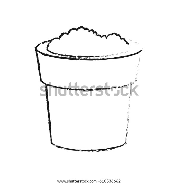 Soil Pot Icon Image Stock Vector (Royalty Free) 610536662 | Shutterstock