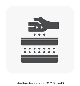 Soil Testing Tool Icon On White Stock Vector (Royalty Free) 1071505640