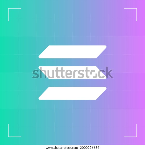 Solana Cryptocurrency Colorful Gradient Logo Stock Vector (Royalty Free ...