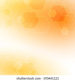 Solar Abstract Hexagon Background Vector Illustration Stock Vector ...