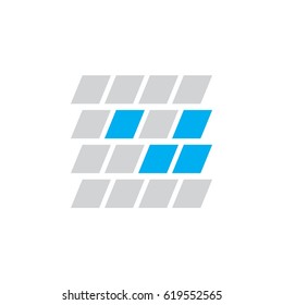 Solar Cell Letter E Logo Design Stock Vector (Royalty Free) 619552565 ...