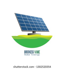Solar Cell Logo Vector Business Logo 스톡 벡터(로열티 프리) 1302520354 ...