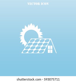 Solar Collector Icon Vector Design Stock Vector (Royalty Free) 576316483