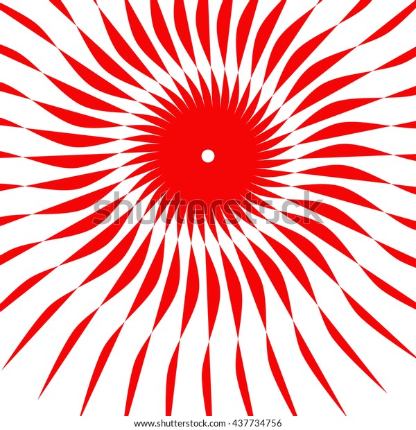 Solar energy. Abstract vector illustration depicting a bright red sun ...