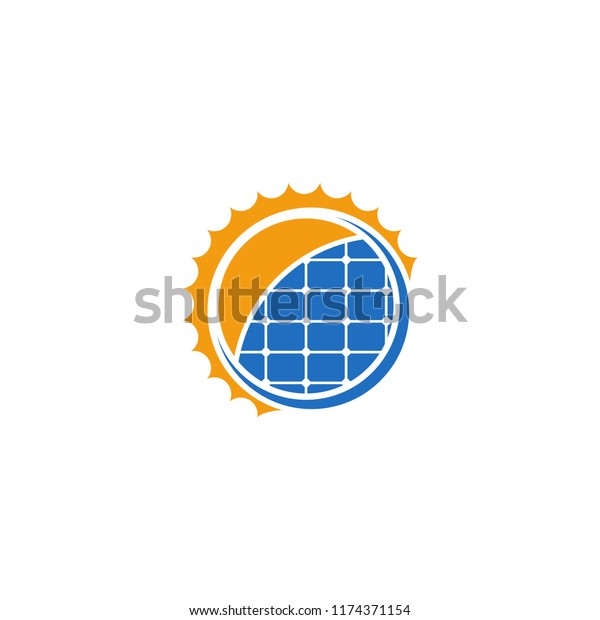 Solar Energy Cell Logo Design Vector Stock Vector (Royalty Free ...