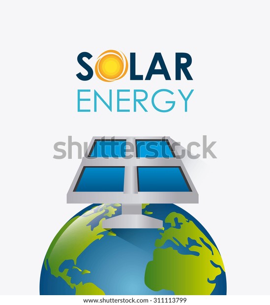 Solar Energy Design Vector Illustration Eps Stock Vector (Royalty Free ...