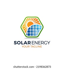 Solar Energy Logo Designs Vector Sun Stock Vector (Royalty Free ...