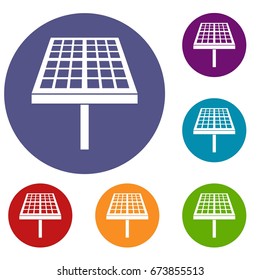 Solar Pv Panels Icon Eps 10 Stock Vector (Royalty Free) 1493409506