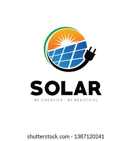 Vector con logotipo de paneles solares: vector de stock (libre de regalías) 1387120241 ...