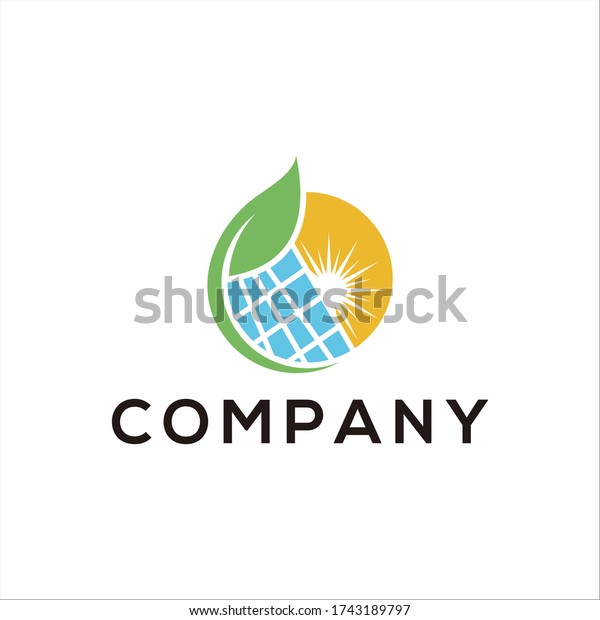Solar Energy System Logo Vector Graphic Stock Vector (Royalty Free ...
