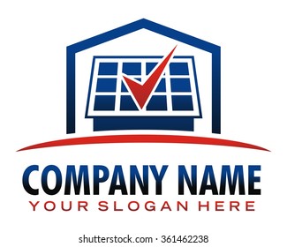 Solar House Logo Icon Vector Stock Vector (Royalty Free) 361462238 ...
