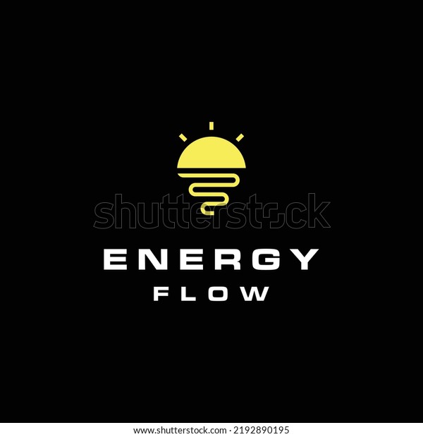 Solar Light Bulb Energy Logo Icon Stock Vector (Royalty Free ...